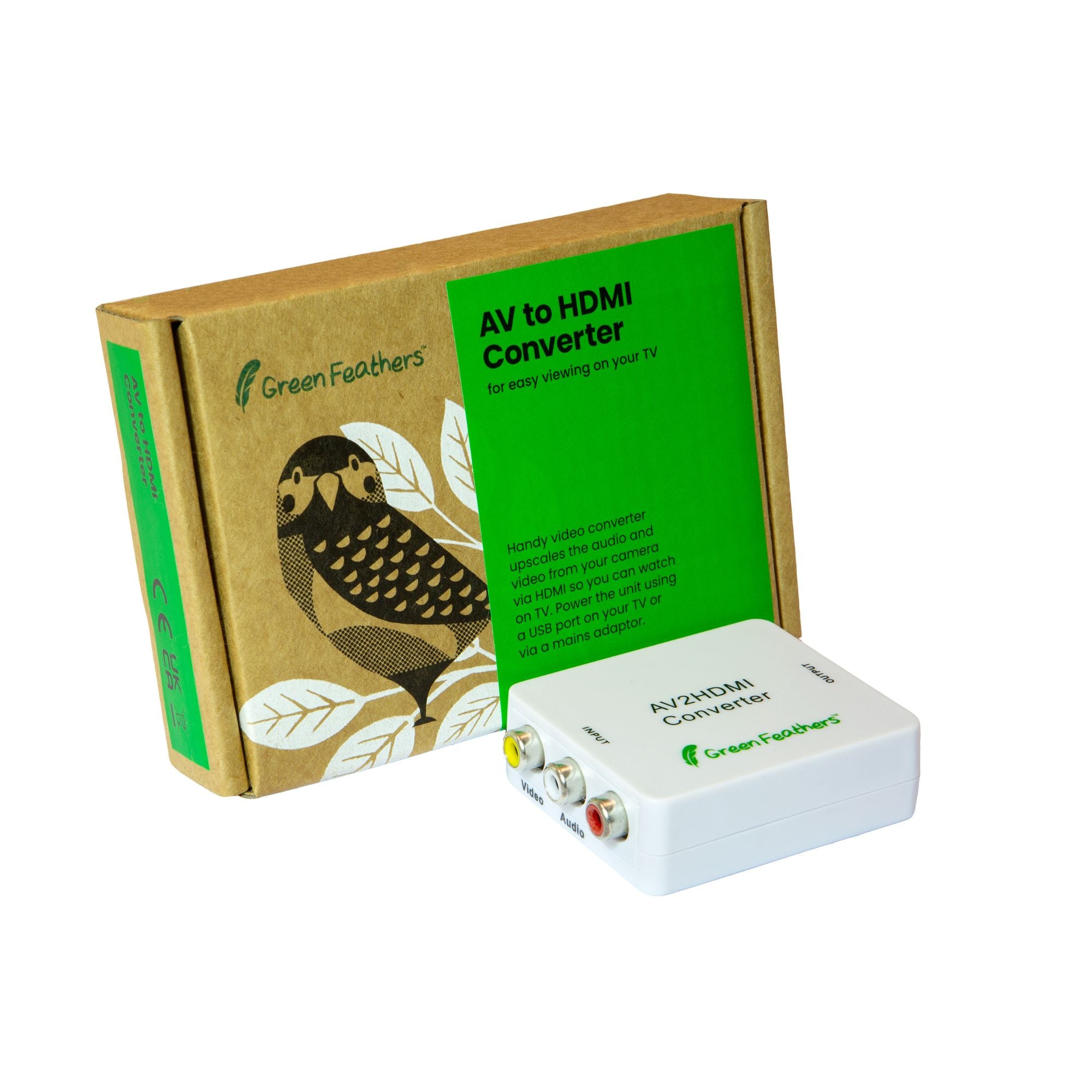 RCA to HDMI Video Adapter - Upscale SD CVBS to 1080p HD