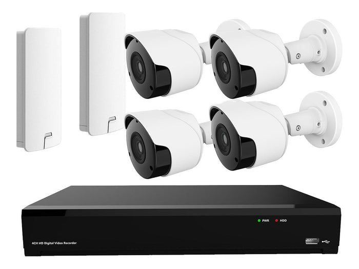 HD Barn 4 Camera System with Long Range Wireless